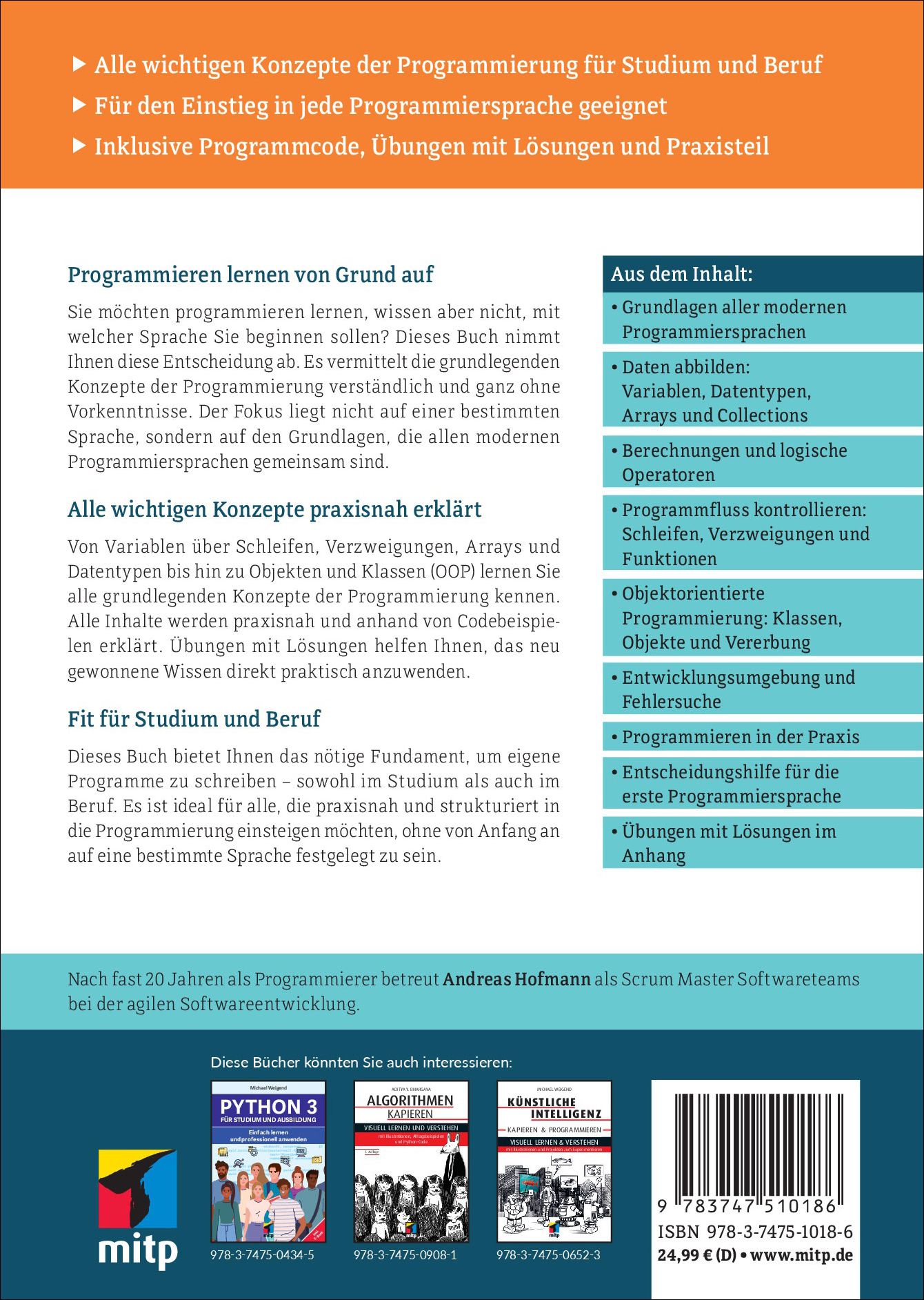 mitp-Verlag | Programmieren lernen