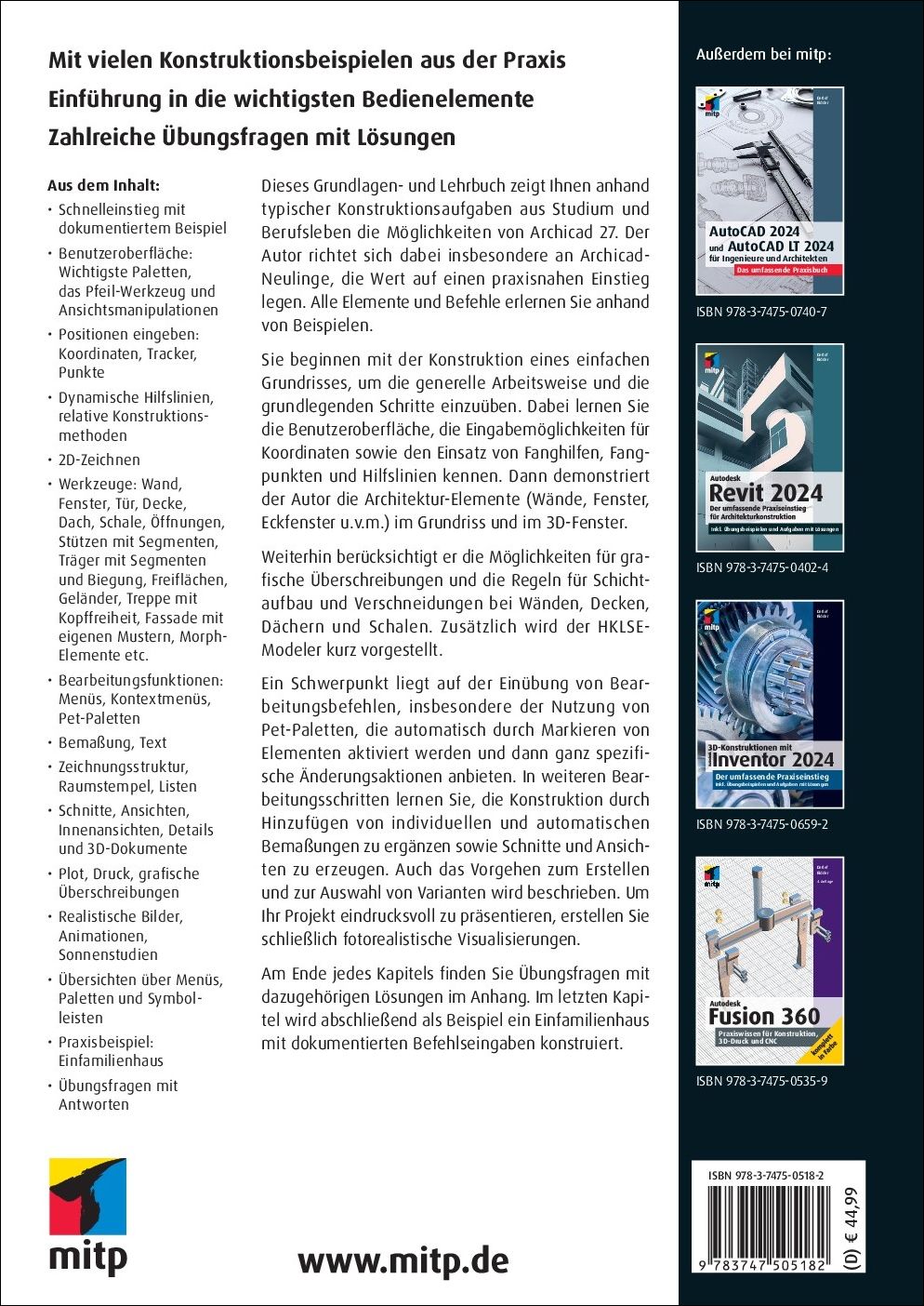 mitp-Verlag | Archicad 27